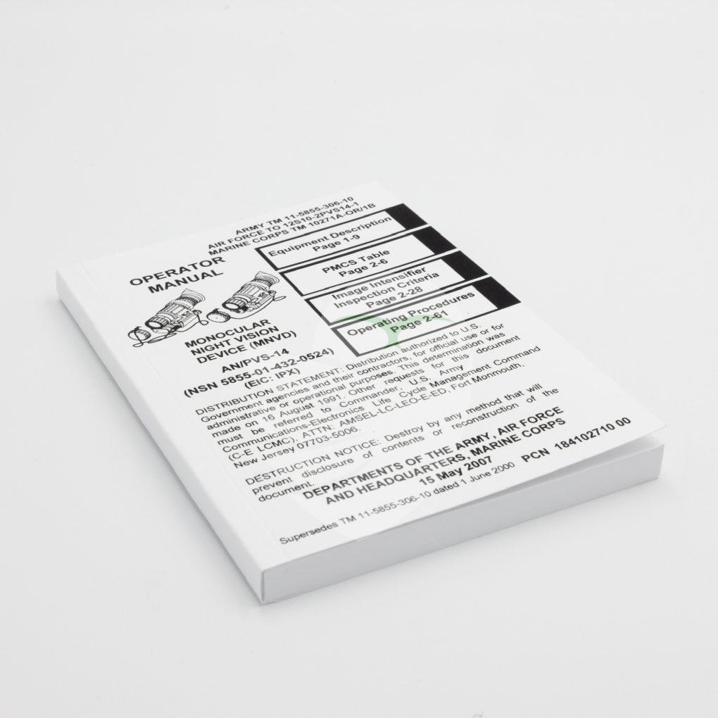 PVS-14 Operator Manual - Steele Industries Inc